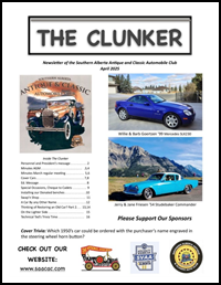 The Clunker | Southern Alberta Antique & Classic Auto Club
